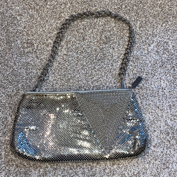Whiting & Davis | Bags | Whiting And Davis Silver Mesh Slinky Vintage ...